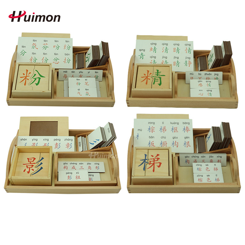 Montessori casa language early education puzzle advanced box | a must ...