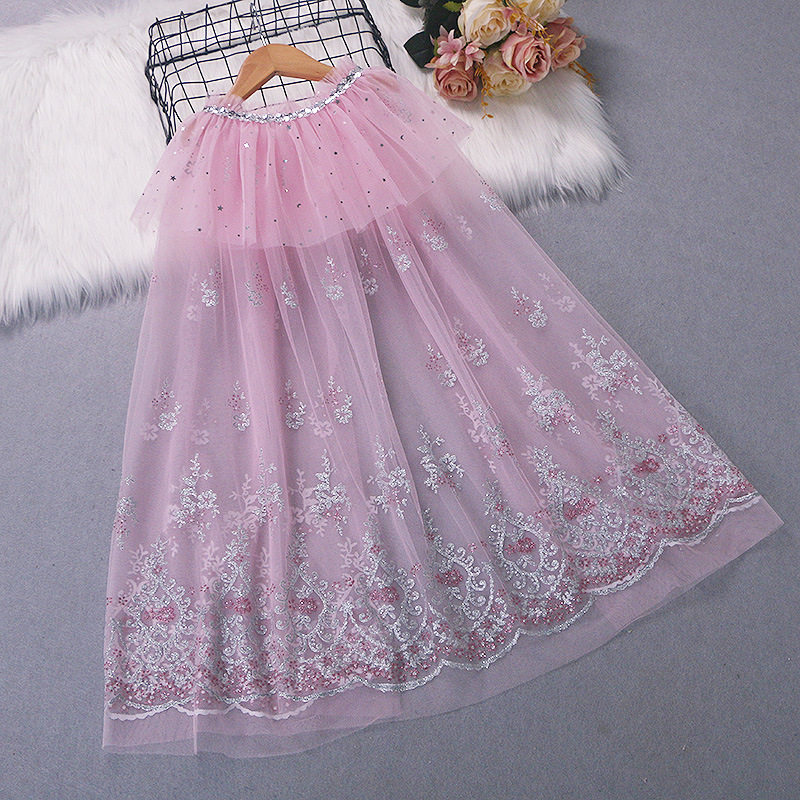 Princess elsa cape: let your child be the snow queen on the summer stage!