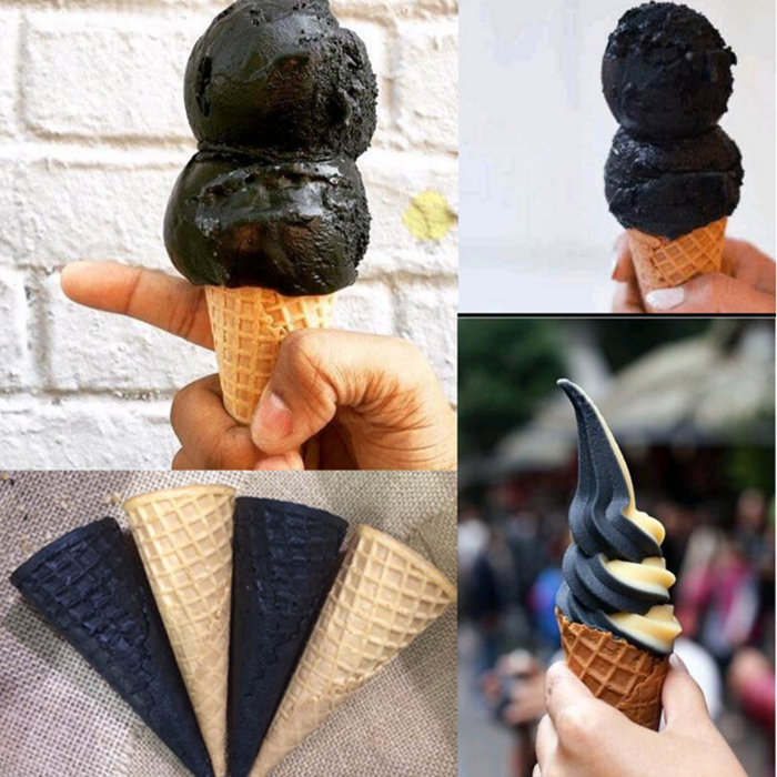 Edible black powder melanin powder black powder baking melanin powder ...