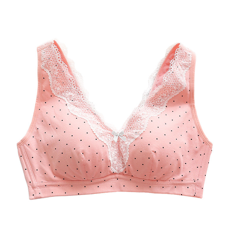 Yilanfen girl bra without steel rims High school students big chest ...