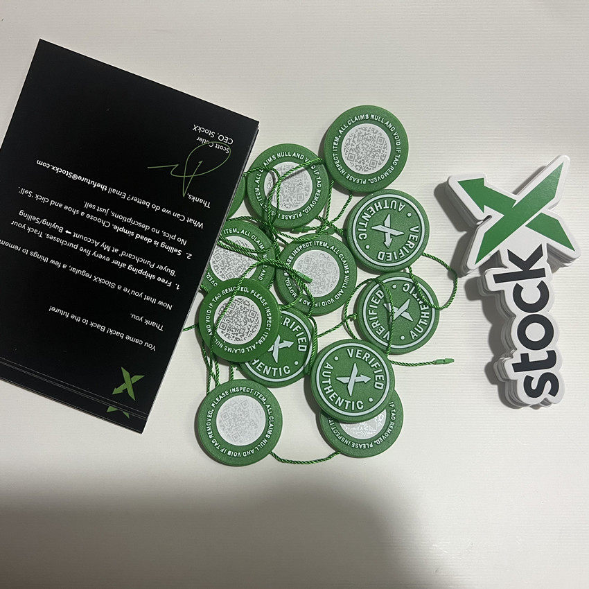 Stockx green tag anti-theft buckle, green fork anti-theft bag buckle, x ...