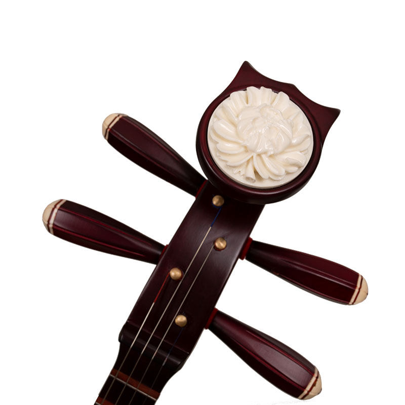 Beijing Xinghai Xiao Ruan 8501 hardwood bone flower appliqué carving ...