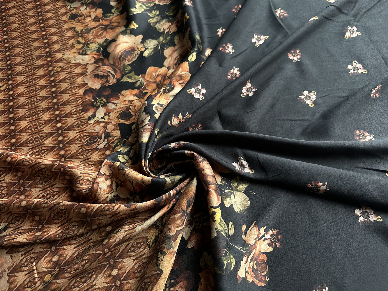 Absolutely gorgeous, pre-washed, lightweight sand-washed silk stretch ...