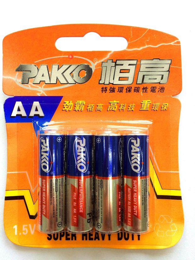 PAKKO Bercow 5 Battery AA R6 Eco-Friendly Premium High Energy Carbon ...