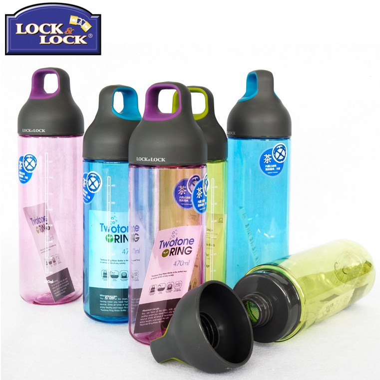 Lock lock lock water cup Plastic sports cup Sealed leak-proof portable ...