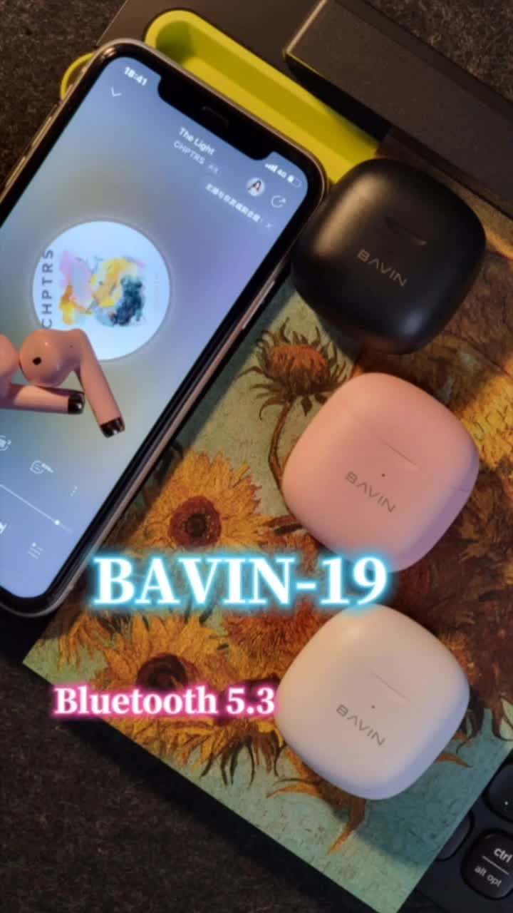 Bavin Bavin-34 Hifi Stereo Sound Portable Mobile Phone Accessories Wireless In Ear Tws Earbuds ...