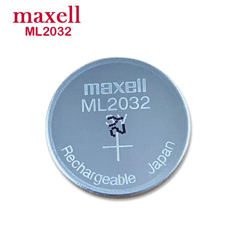Original japanese-made maxell ml2032 3v rechargeable battery: a long ...