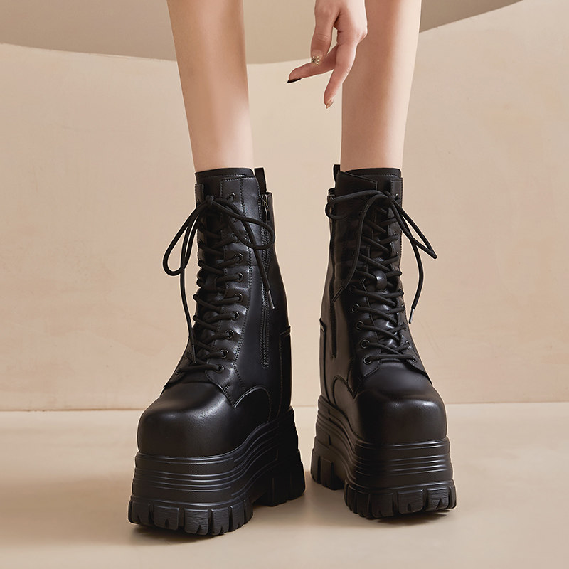 British Style Martin Boots for Women 2025 Autumn New Style Sky-High ...