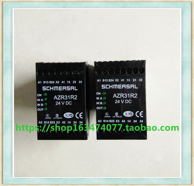 New Schmaisai SCHMERSAL Safety Relay AZR31R2 24VDC Safety Control Module