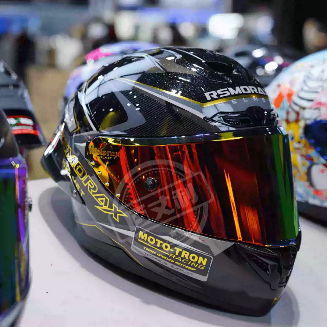 RSMORAX摩雷士r50spro头盔摩托车r50s大尾翼全盔百花齐放