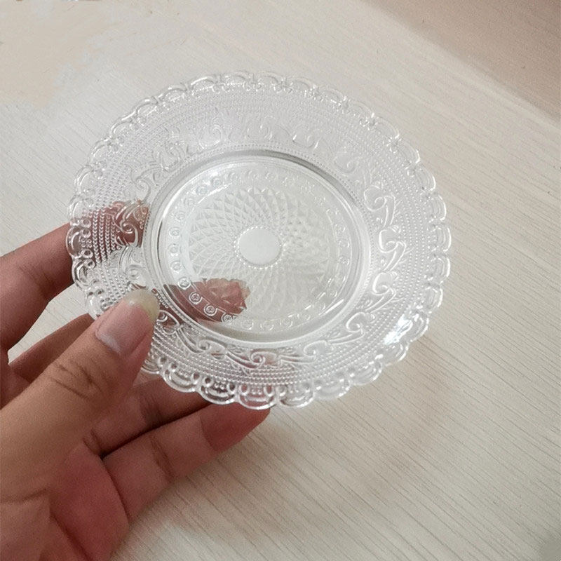 Small Glass Dish European Style Sauce Dish Creative Transparent Dip ...