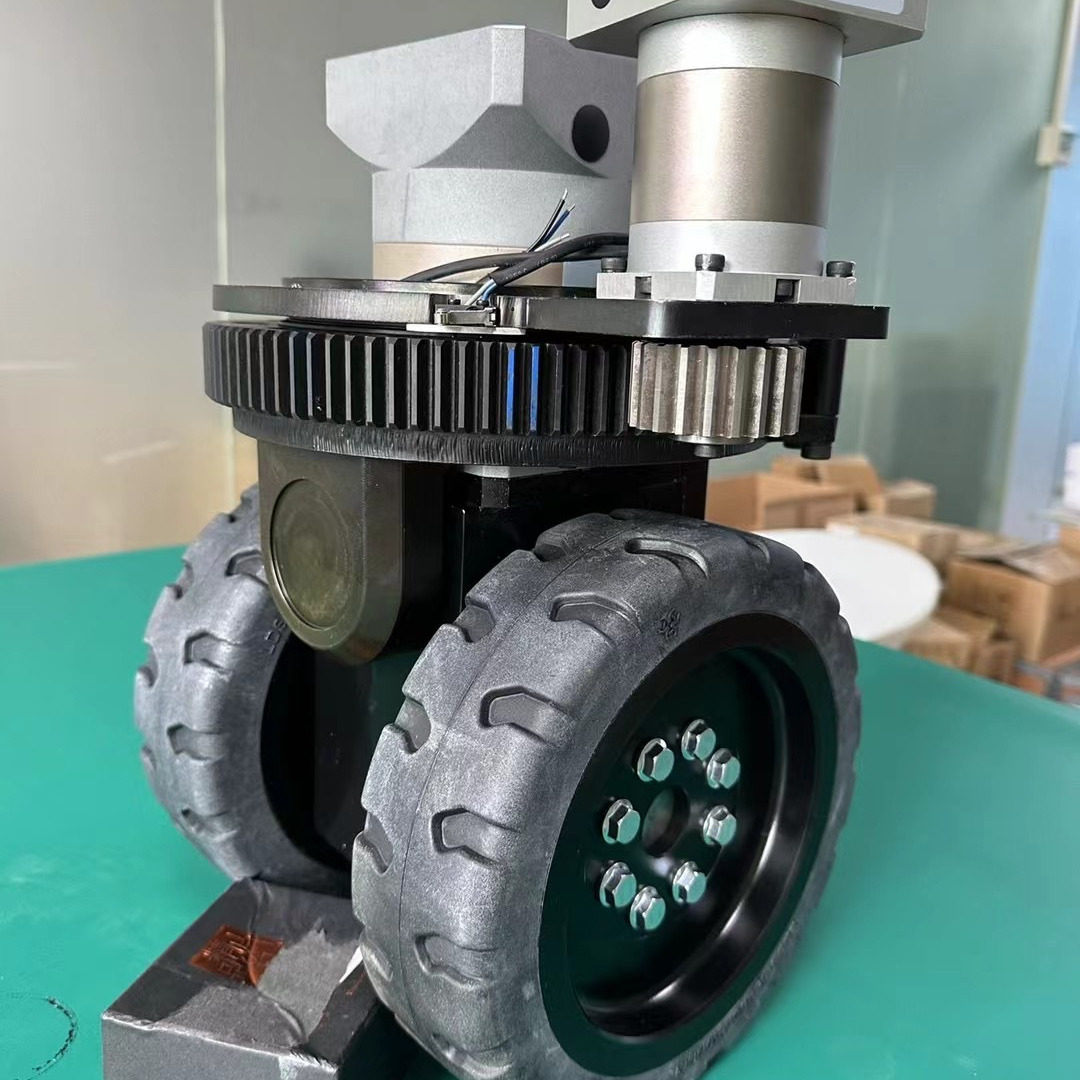 Agv舵轮行走轮卧式双舵轮差速轮驱动轮全向叉车机器人升降机机构：未来物流神器！ Agv小车 淘宝好物网