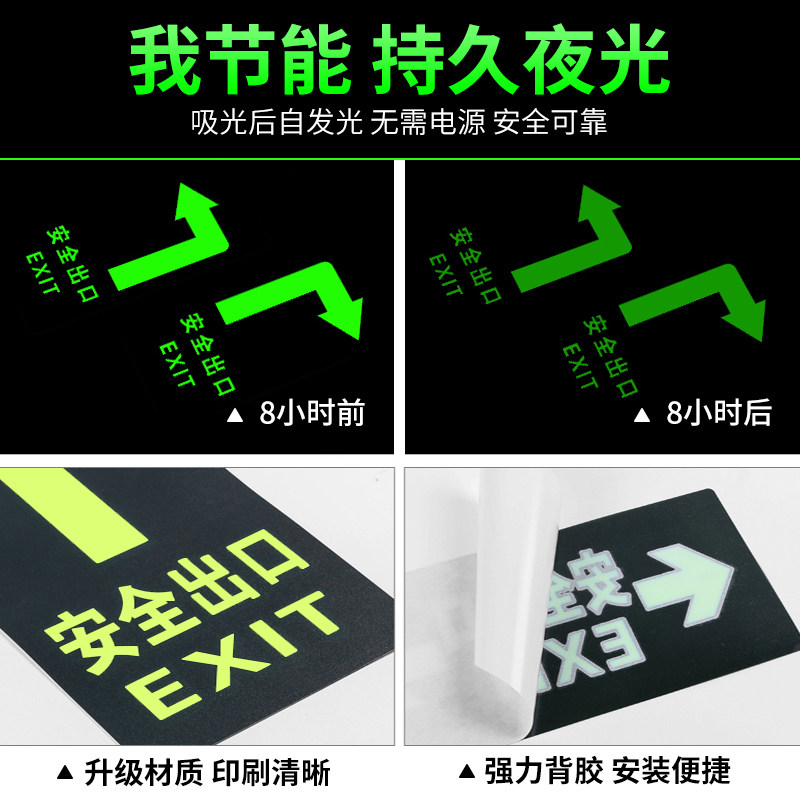 CAREFUL STEP NIGHT LIGHT FLOOR STICKER SIGNS WARNING STICKER SAFETY ...