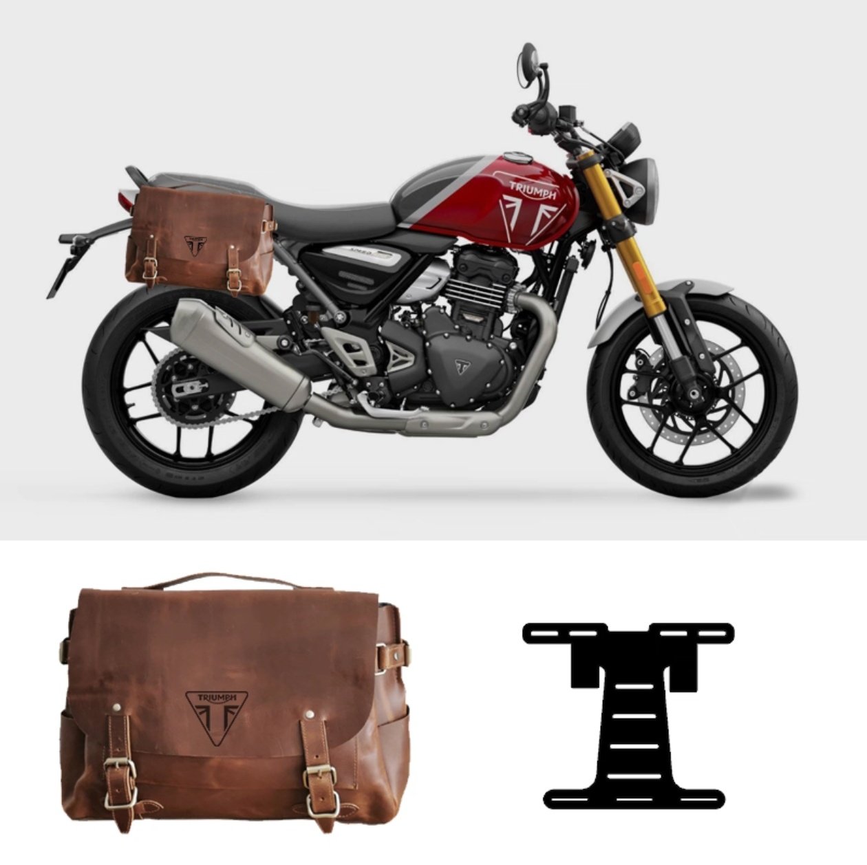 Triumph speed 400 & scrambler 400x custom accessories: side cases ...
