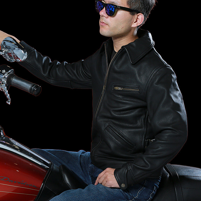 Купить Одежда из кожи avfly кожаные кожаные куртки для мужчин Бекхэм ...