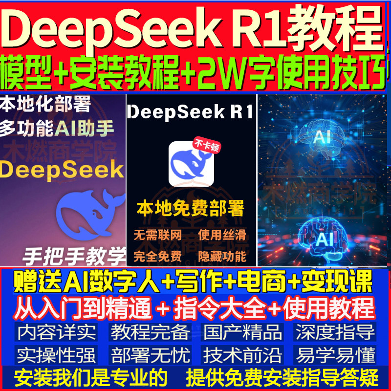 DeepSeekR1本地部署全攻略，从入门到精通！🚀-刻录盘个性化服务-淘宝好物网
