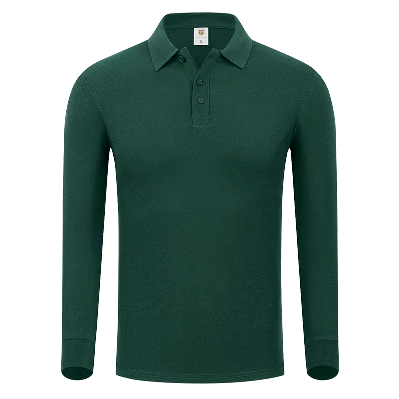 7XL大尺碼polo衫定製工作服長袖企業公司團體4S店秋冬純棉T恤印logo-Taobao