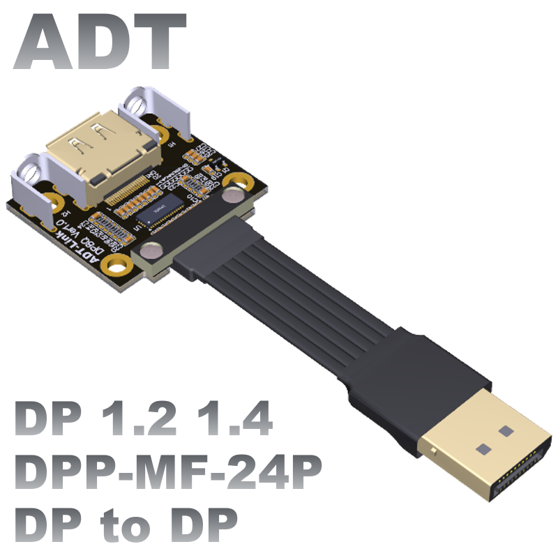 🔌 [office handy gadget] dp male to female extension cable saves desktop ...