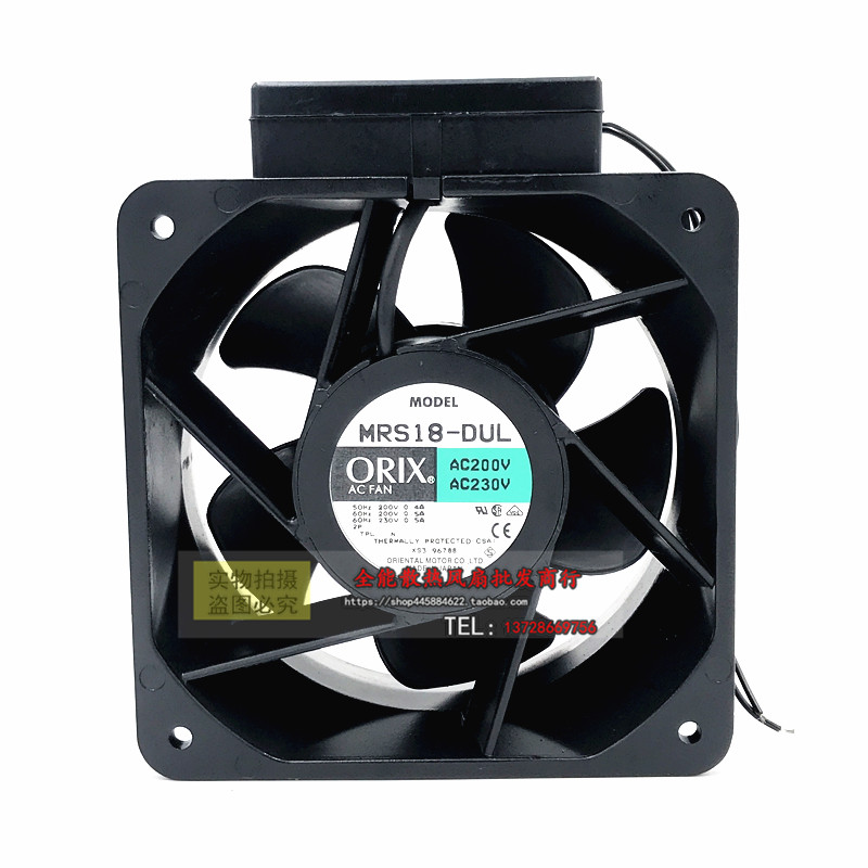 MRS18-DUL 东方ORIX AC200V/230V 18090耐高温变频器散热风扇18cm-阿里巴巴