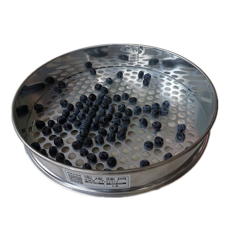 Blueberry sieve diameter 30cm round hole sieve blueberry large, medium ...