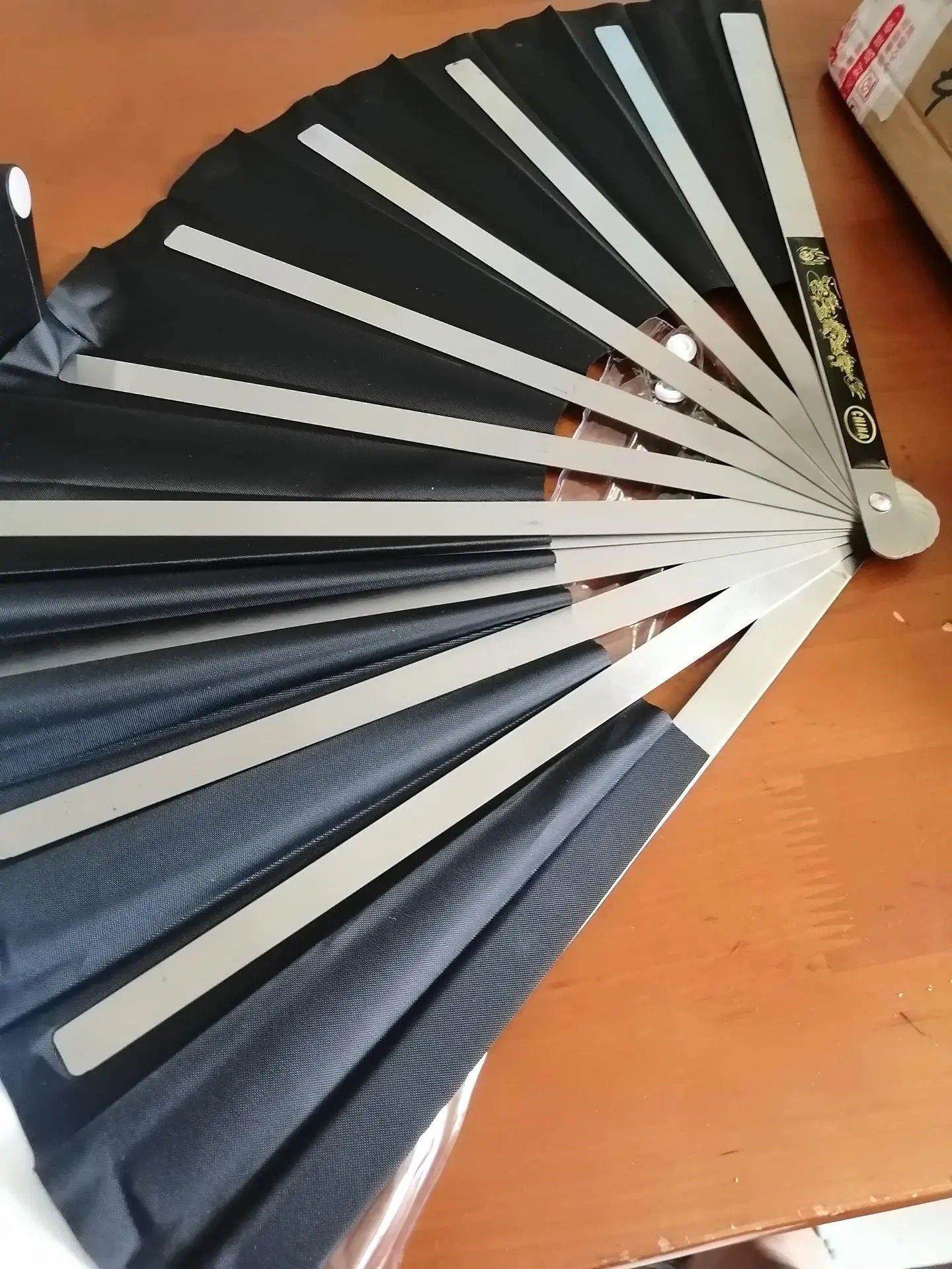 [USD 21.61] Fully Stainless Steel Bone Fan Kung Fu Tai Chi Fan Weapon ...