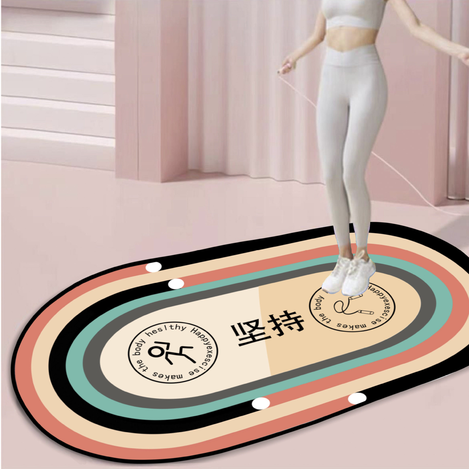 家用健身地垫大揭秘！跳绳跳操隔音减震垫，让运动更自由无界！-器械减震垫-淘宝好物网