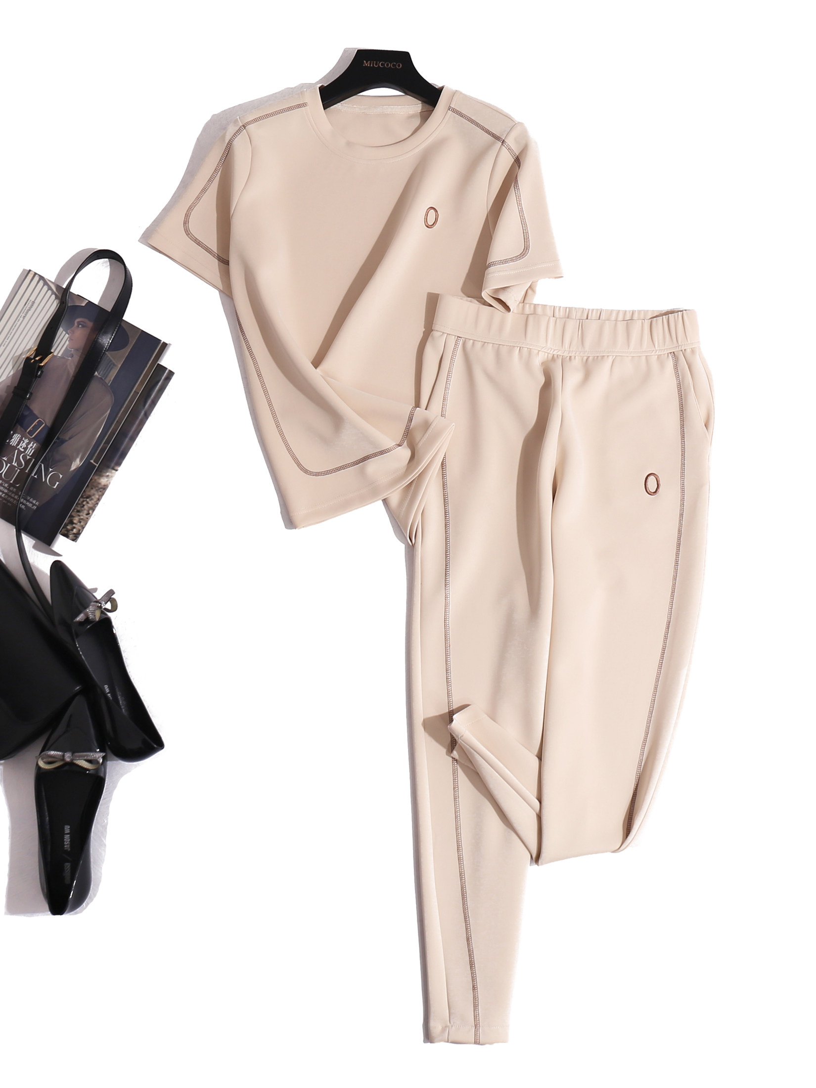 Super slim! Strong push! Good quality goods! Summer short-sleeved T ...