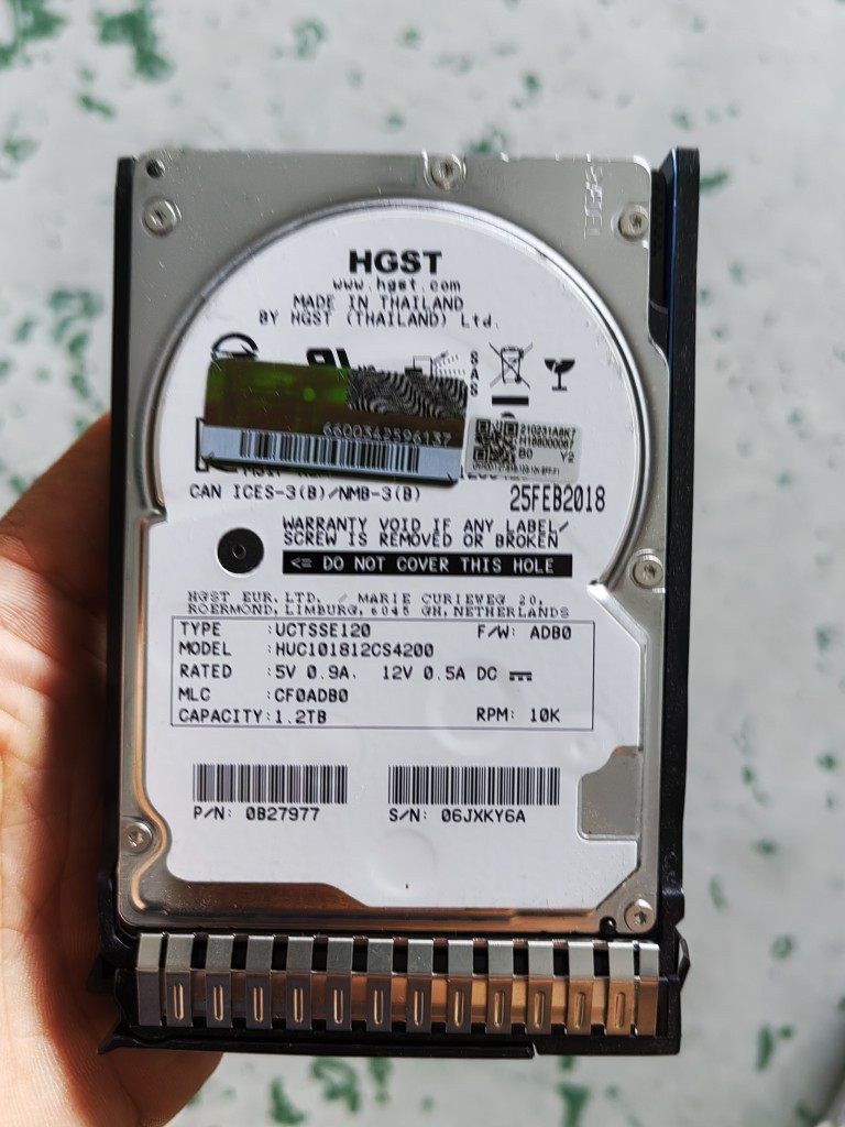 H3C 0231A5TU 1.2T SAS硬盘，原装拆机成色新，值不值得买？🔥-SCSI设备-淘宝好物网