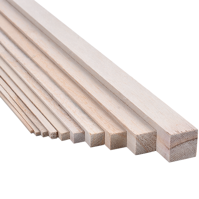 Handmade wooden strip diy solid wood log material wooden stick long ...