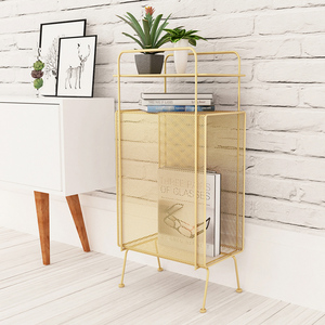 Eucalyptus Nordic wrought iron floor racks bedroom bedside living room ...