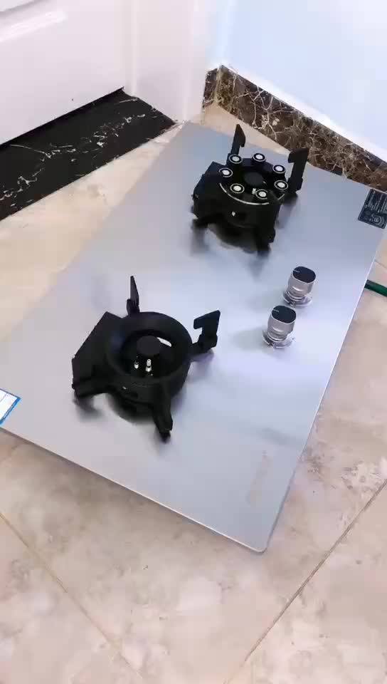 Household Nine-burner Double Stove Built-in Natural Gas Kitchen Stove ...