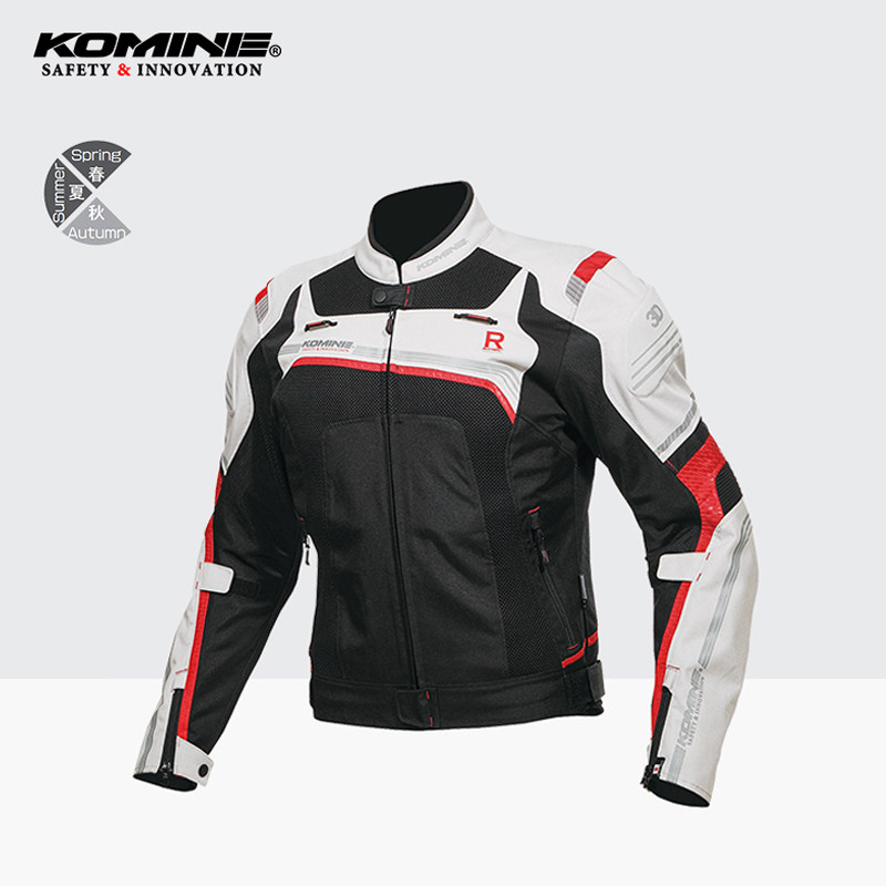日本KOMINE春夏機車騎行服JK-148機車服網眼透氣防護摩旅JK-130