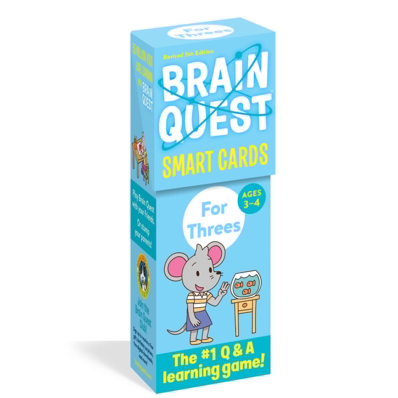 新版 Brain quest BQ问答卡4盒英文学前英语启蒙卡大脑任务早教卡-阿里巴巴