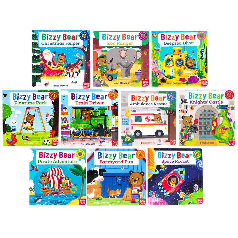 小熊很忙 Bizzy Bear 10册套装，如何激发宝宝英语学习兴趣？-儿童读物原版书-淘宝好物网