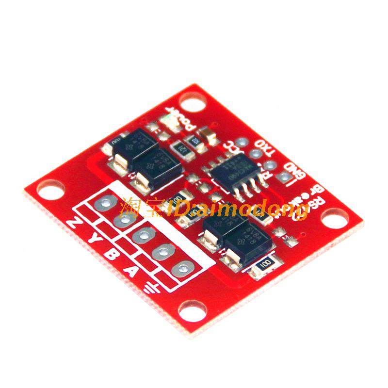 RS422 to TTL bidirectional signal module full duplex 422 to single chip ...