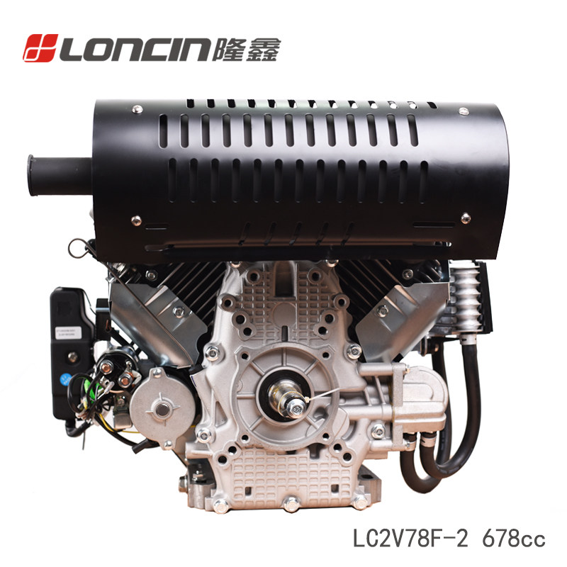 Longxin 2V78F twin-cylinder V-type gasoline engine engine cleaning ...