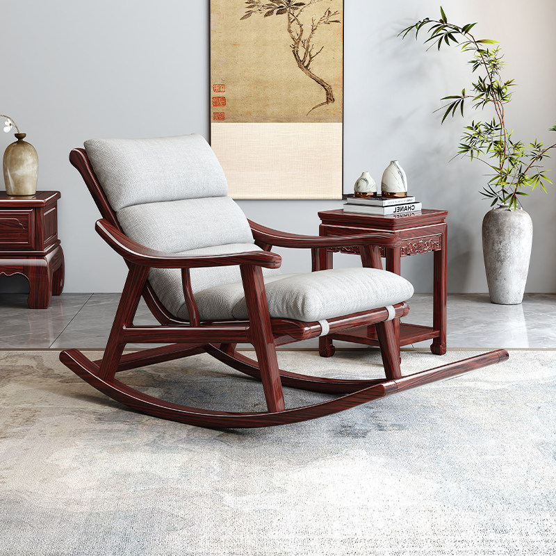 New chinese style rocking chair! rosewood solid wood lounge chair is ...