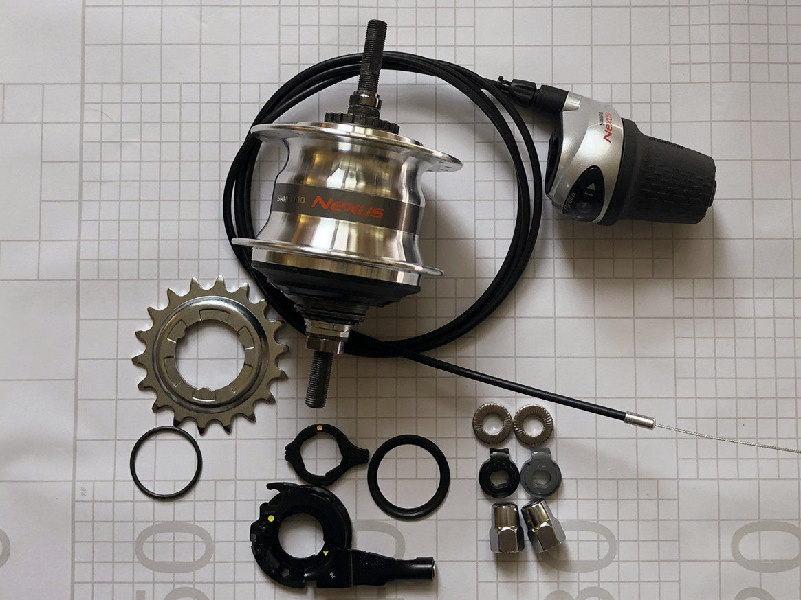 Buy SHIMANO Shimano 36-well SG-C3000-7R inside seven-speed flower drum ...