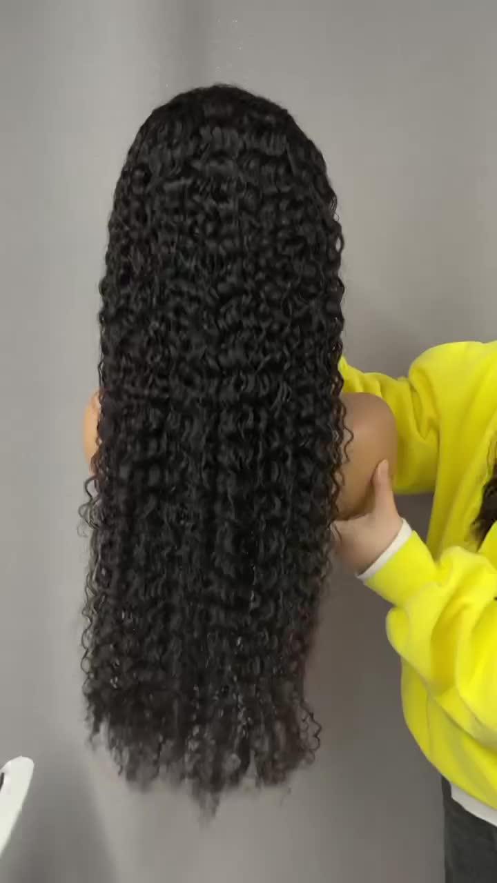 Pre-plucked Human Hair Transparent Hd Full Lace Wig,With Baby Hair Lace ...