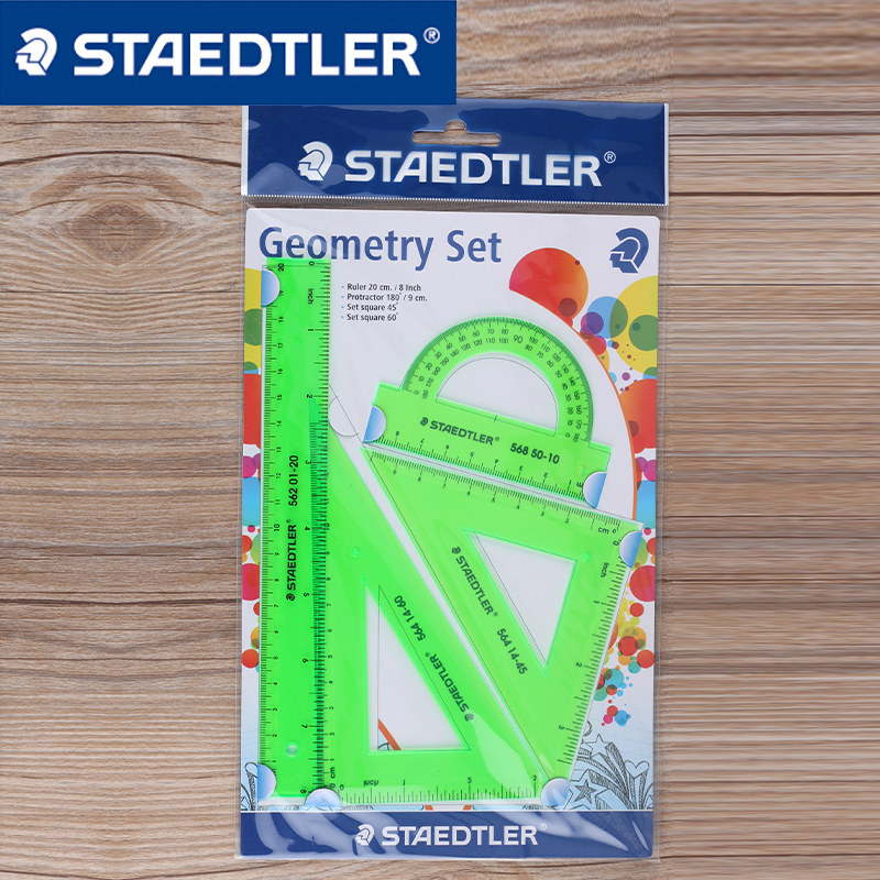 [USD 8.05] German Stirling Large Triangle Ruler 20cm Straight Ruler Set ...