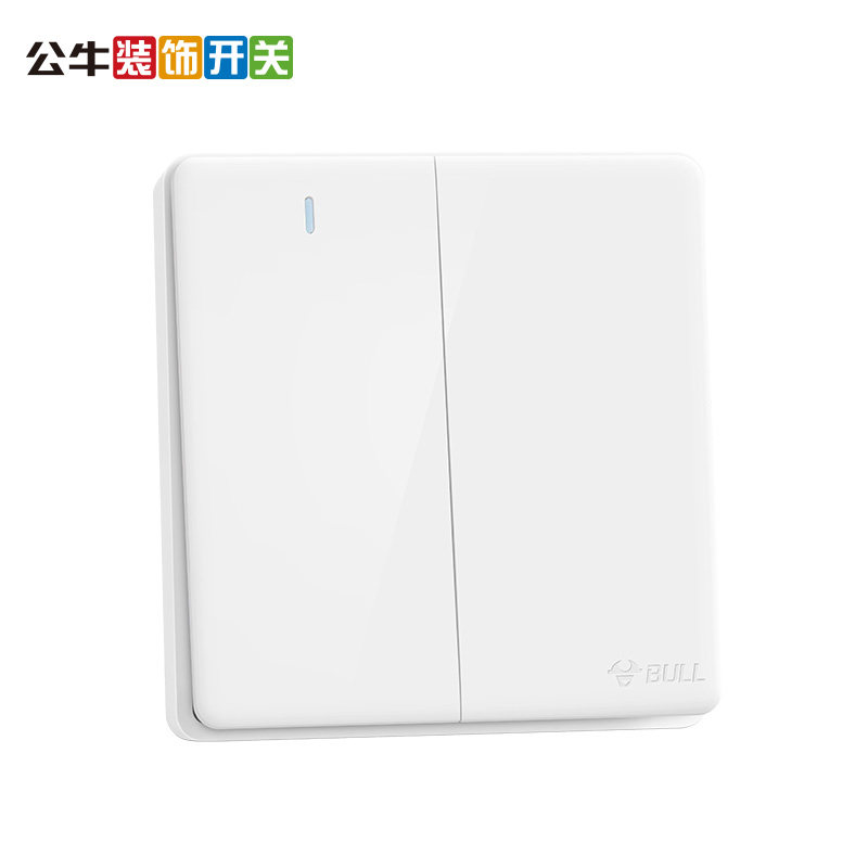 Bull decorative switch socket panel two-open multi-control power supply ...