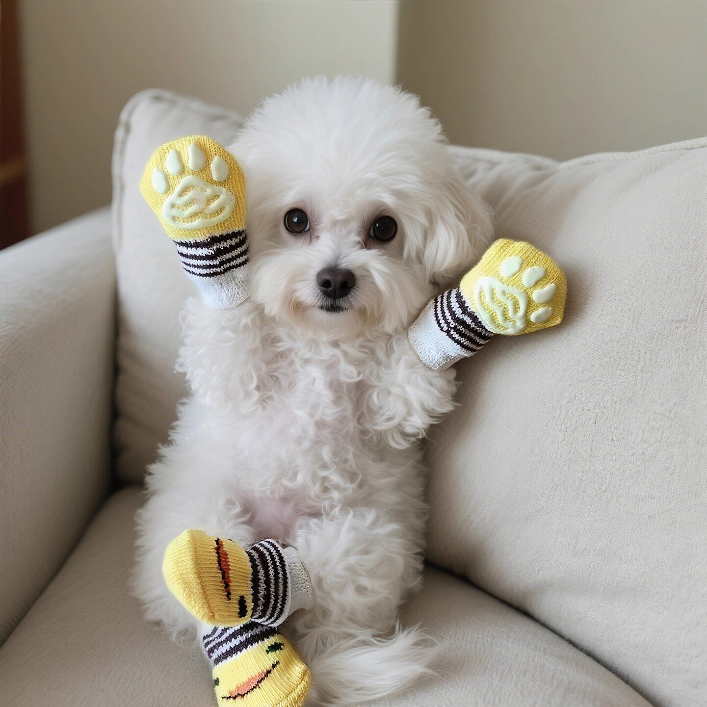 A must-buy for 25 years! teddy bichon frize special anti-falling silent ...