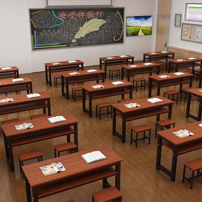 [USD 6.88] Tutoring class students art training desks and chairs adult ...