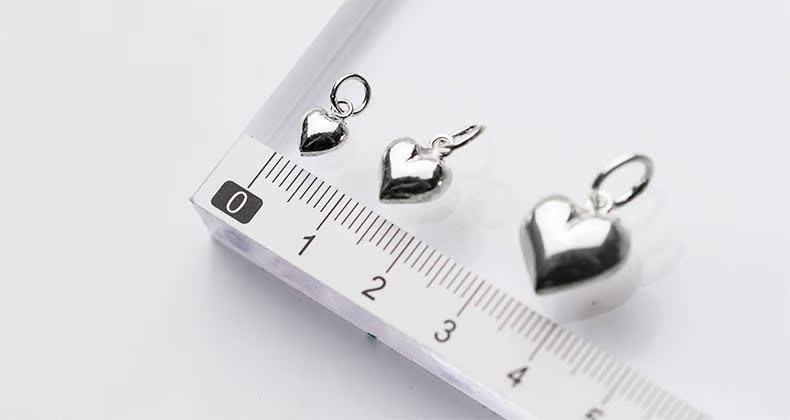 饰品配件_银配件批发s925银光面爱心桃心diy手工饰品s0590 - 阿里巴巴