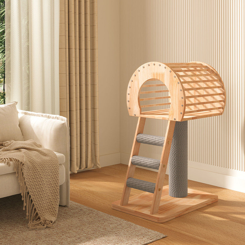 [USD 203.11] Meow Zan solid wood cat climbing frame small not covers an ...