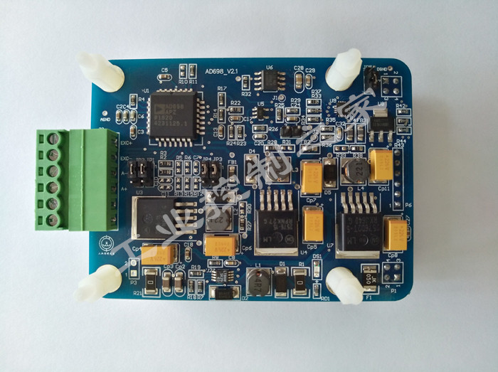 LVDT线性差分变压器 位移传感器信号板 AD698电路板 工业控制之家