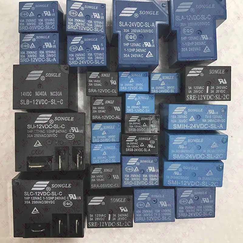 鬆樂繼電器SRA-03VDC-CL SRA-3VDC-CL SRA-18VDC-CL T74 3V 9V