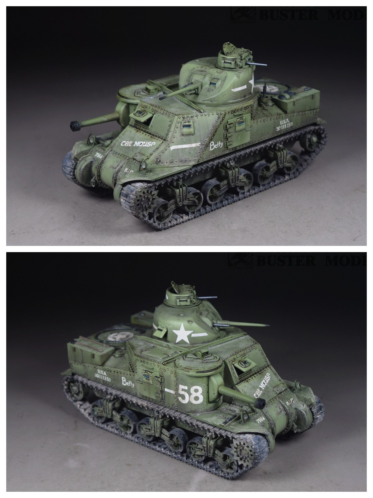 【模型代工】三花 TAKOM 2089 二戰美國 M3 LEE 中型坦克 中期型