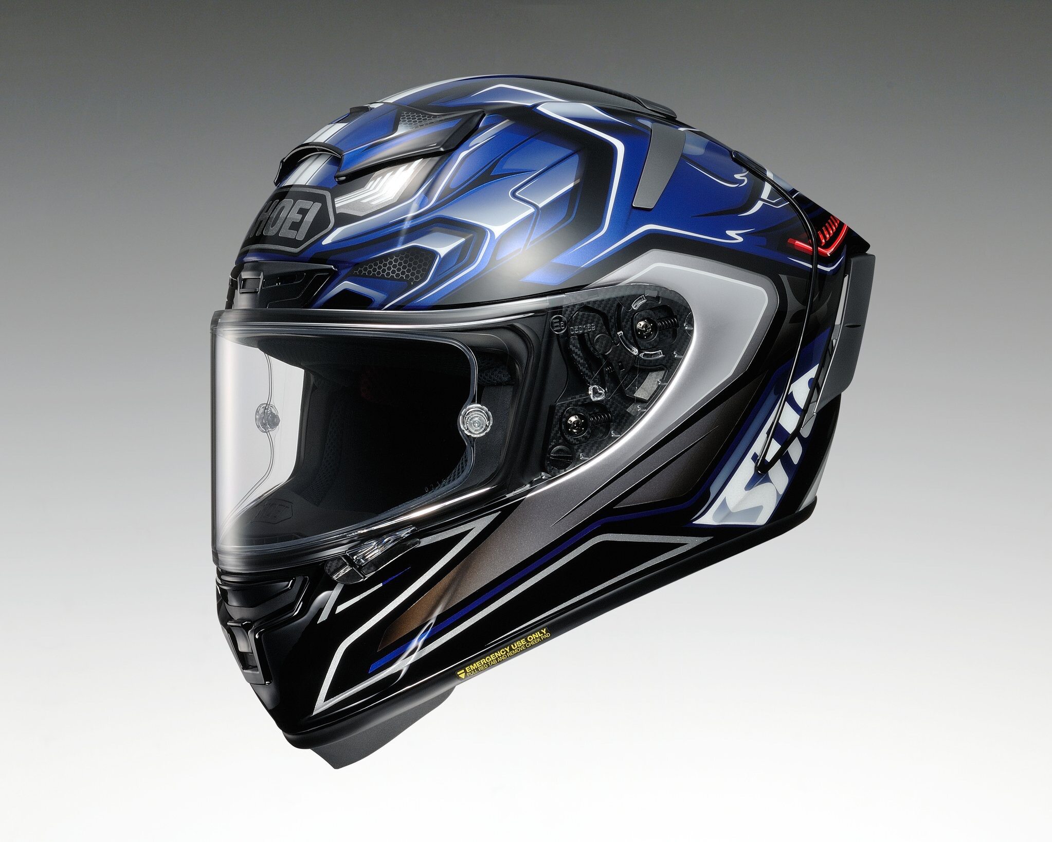[USD 115.89] SHOEI X14 Red and White Ant Grey Red and Black Red Ant USA ...