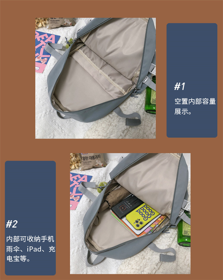 Schoolbag Female College Students Simple Ins Japanese Harajuku Style ...